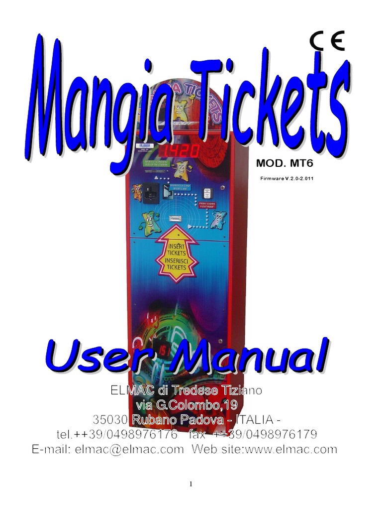 Ticket Eater - User Manual 2006 | PDF | Barcode | Printer (Computing)
