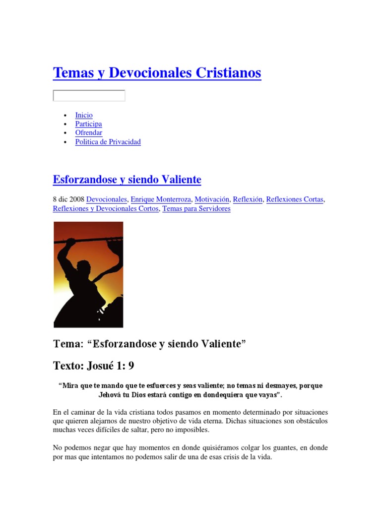 Temas y Devocionales Cristianos | PDF | Dios | Religión y creencia