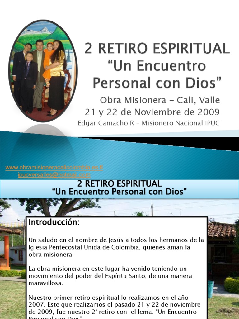 2 RETIRO ESPIRITUAL | espíritu Santo | Jesús