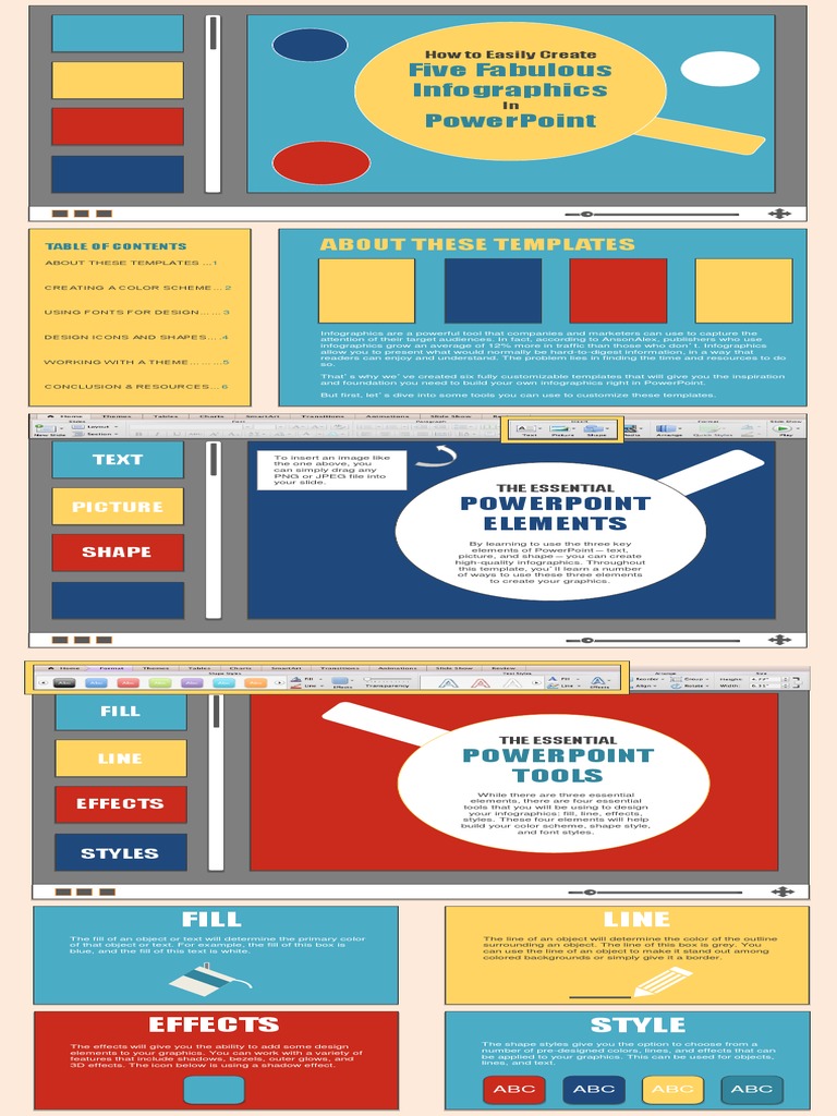 How To Create 5 Fabulous Infographics Final | PDF | Infographics | Icon ...