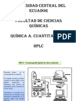HPLC Partes Del Equipo | PDF | Cromatografía líquida de alto ...