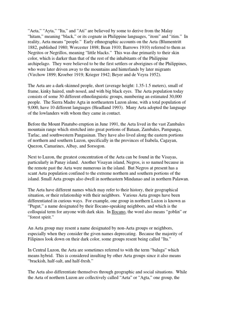 Aeta PDF | PDF | Marriage