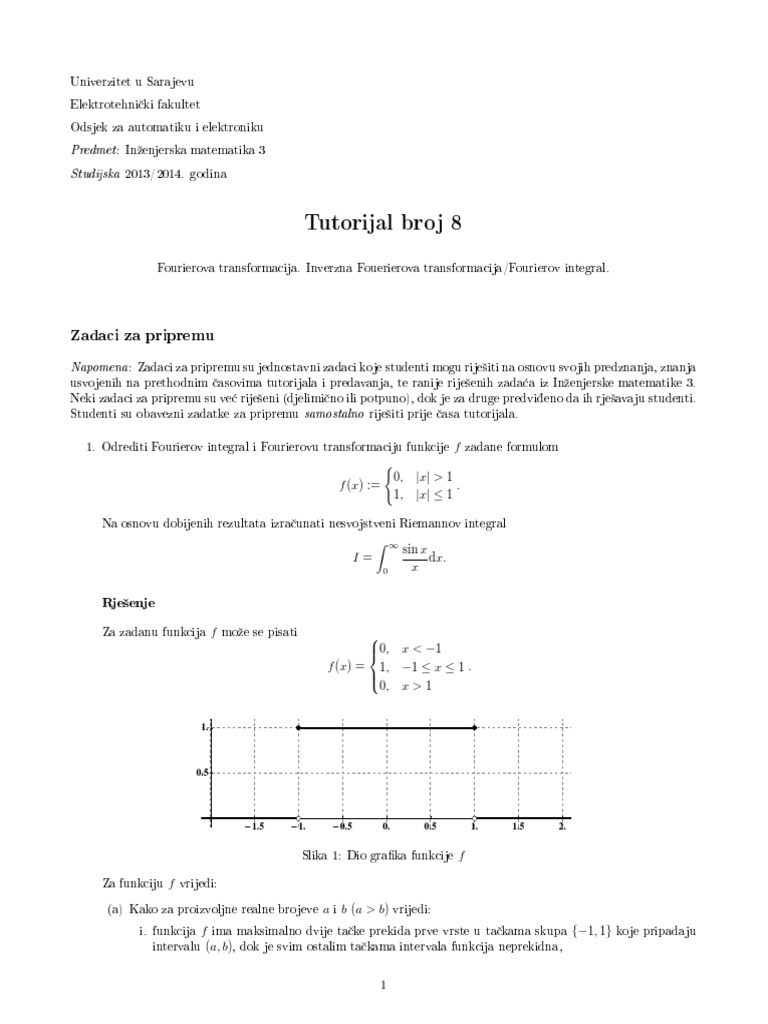 Furijeova Transformacija | PDF