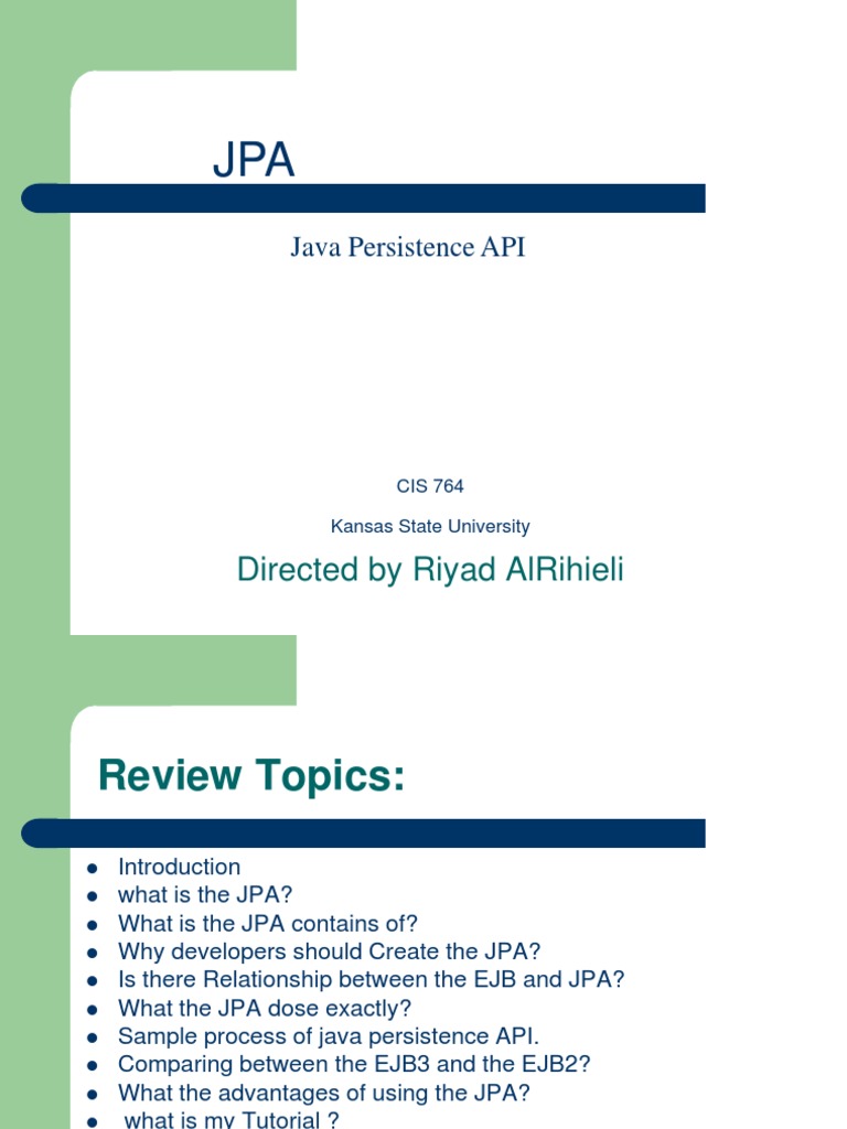 Understanding Java Persistence API | PDF | Enterprise Java Beans ...
