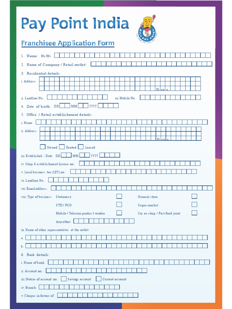 New Franchiseee Enroll Form | PDF