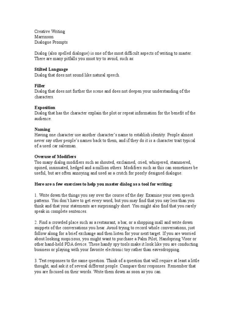 dialogue-prompts-2011-creative-writing-narration-dialogue