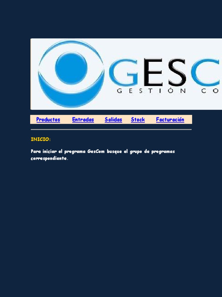 Ayuda Gescom | PDF | Contraseña | Ventana (informática)