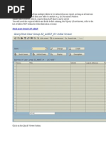 SAP Query Creation Guide: SQ01 Steps | PDF