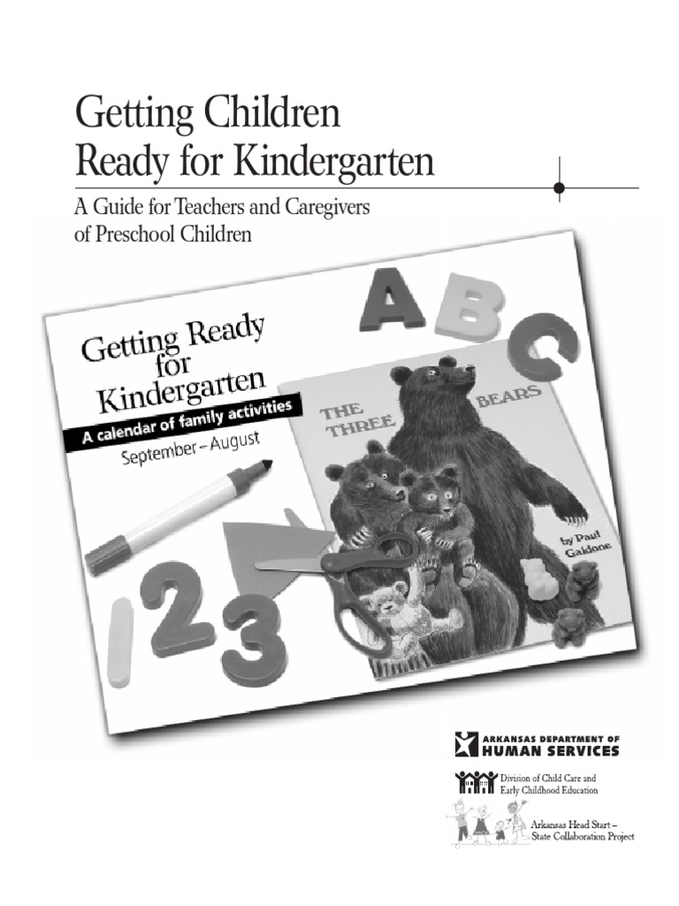 Kindergarten Readiness Guide for Caregivers | PDF | Early Childhood ...