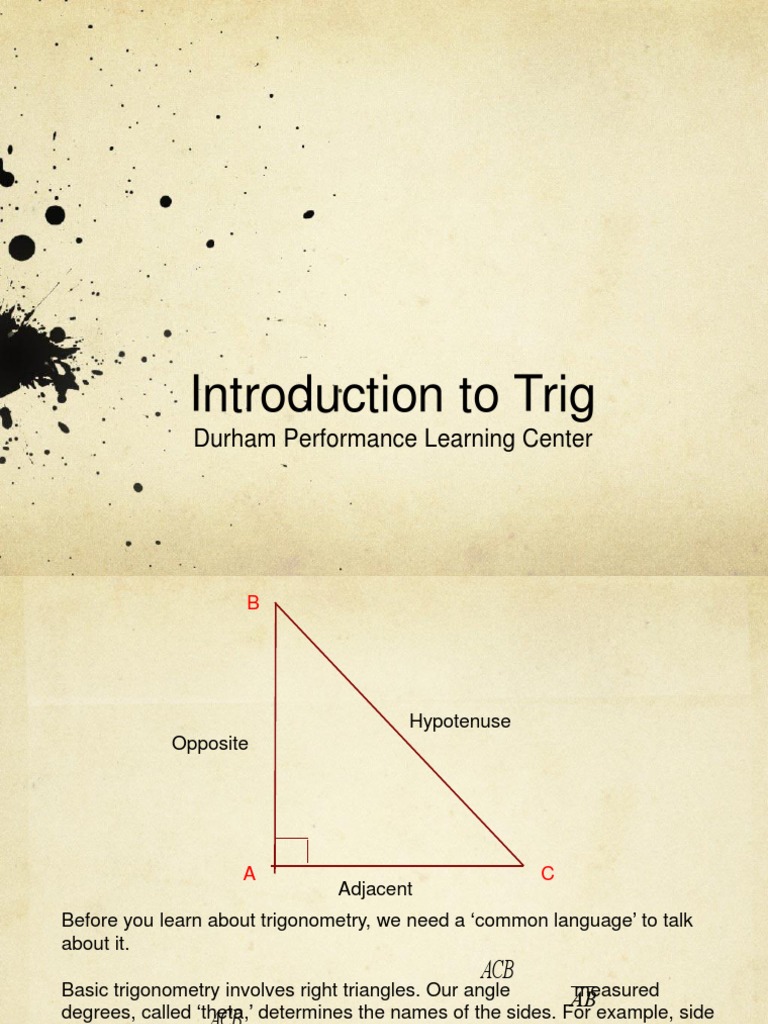 Trig PowerPoint 2 | PDF