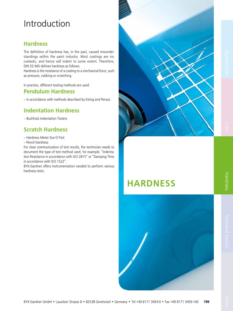 Byk Pencil Test | PDF | Hardness | Pendulum