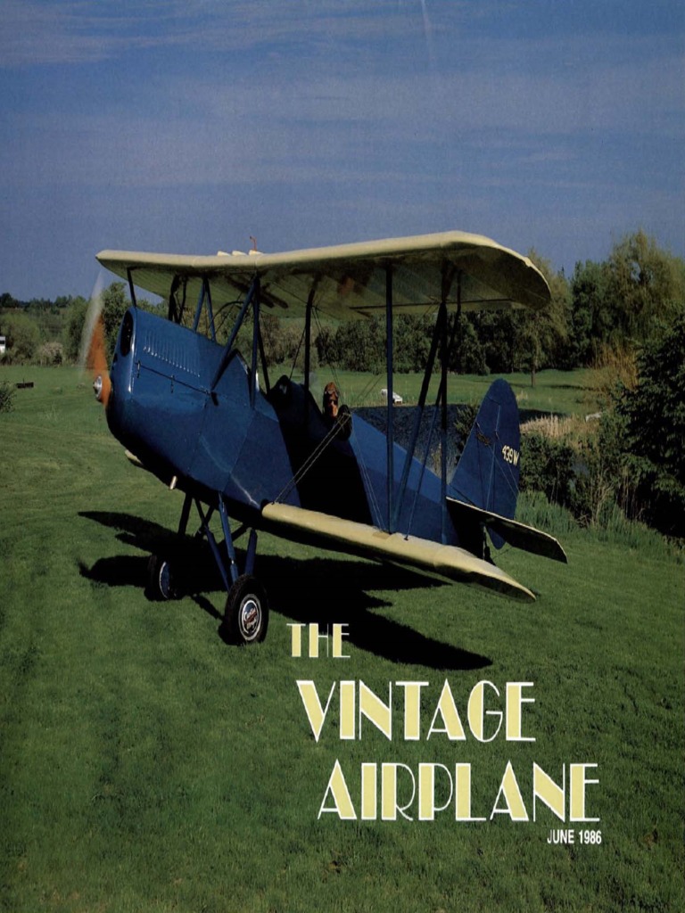 Vintage Airplane - Jun 1986 | PDF | Experimental Aircraft Association ...