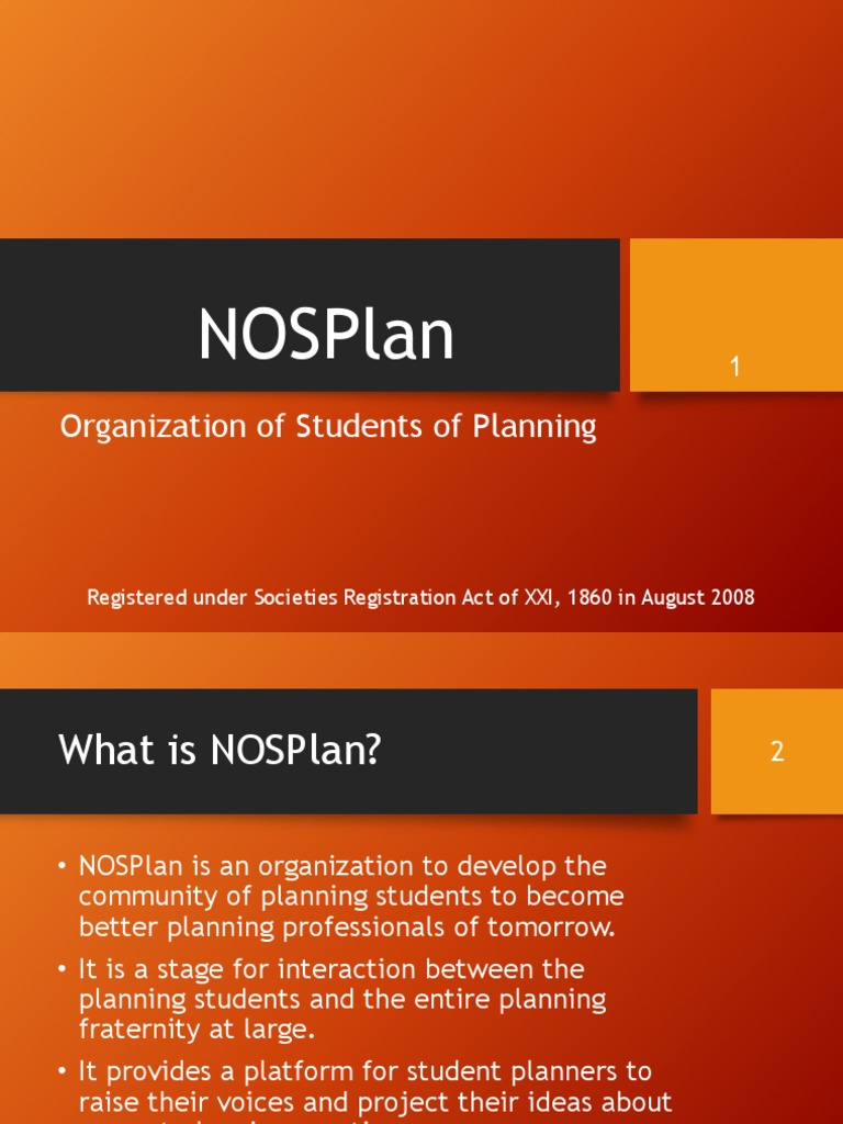NOSPlan | PDF | Public Sphere