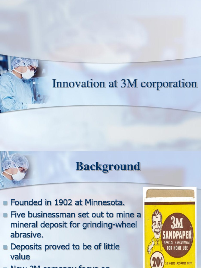 Example - Innovation at 3M Corporation | New Product Development ...