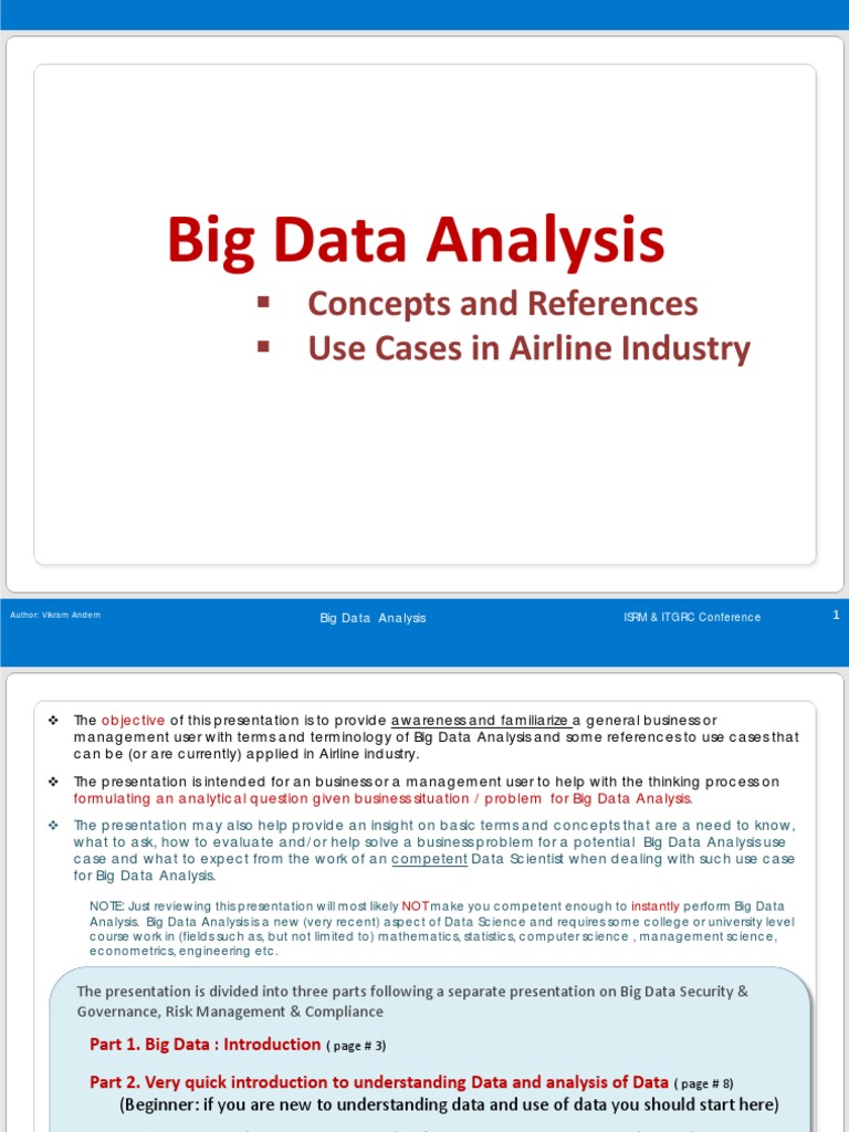 Big Data Analysis in Airlines: Overview | PDF | Effect Size ...