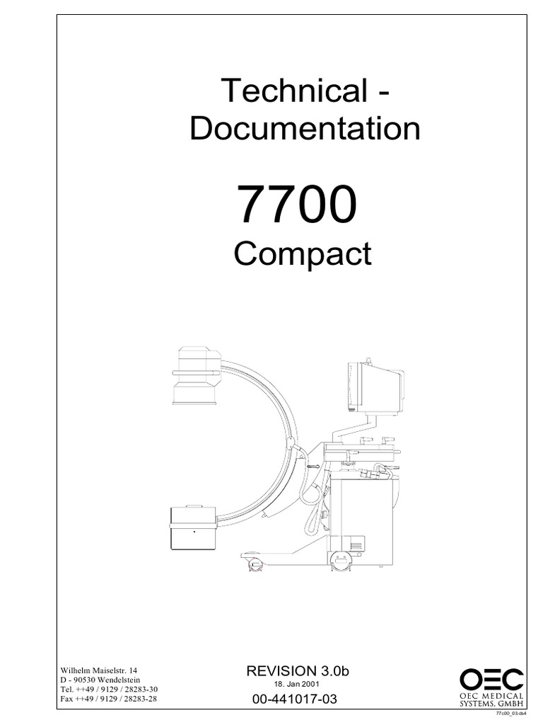 OEC 7700 Compact Block Diagrams | PDF | Electrical Engineering ...
