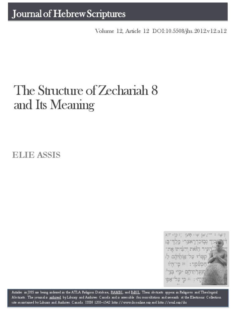 Article 174 | PDF | Book Of Zechariah | Prophet