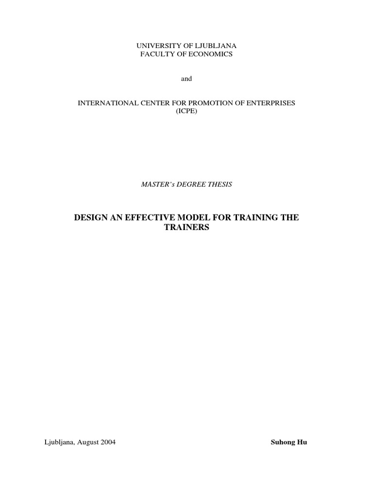 Training Model | PDF