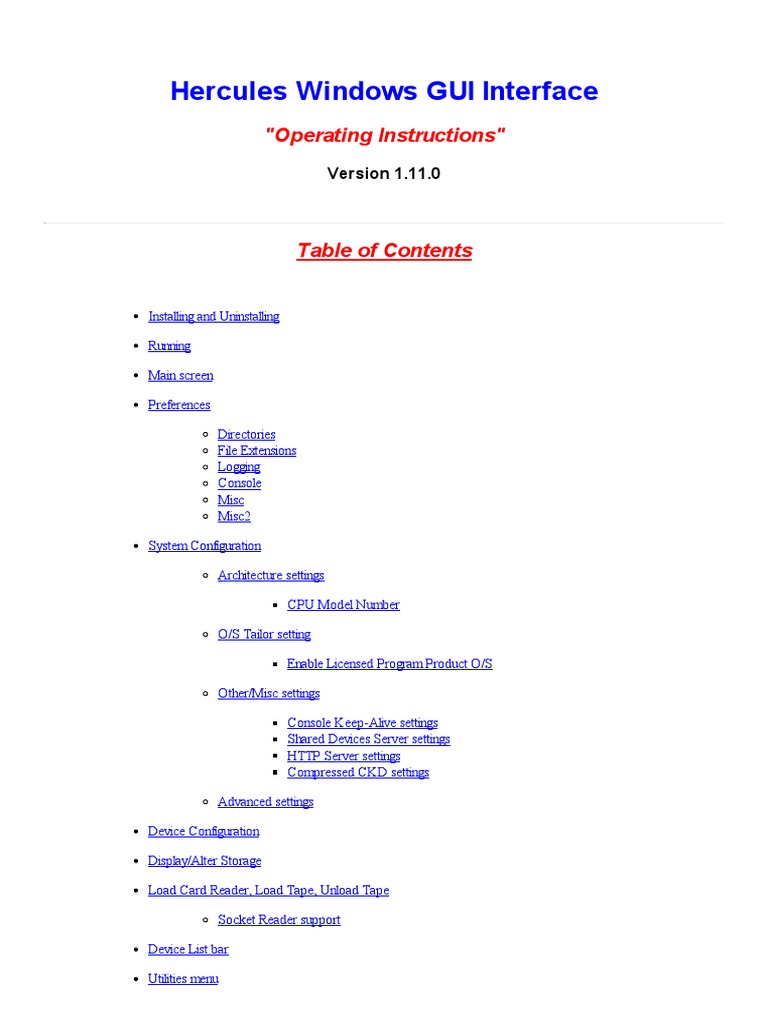 Hercules WinGUI 'Read Me' | PDF | Command Line Interface | Windows Registry