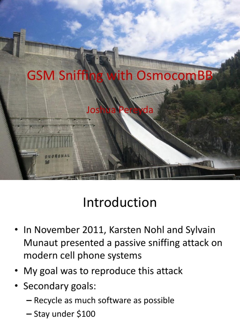 GSM Sniffing | PDF | Gsm | Telecommunications