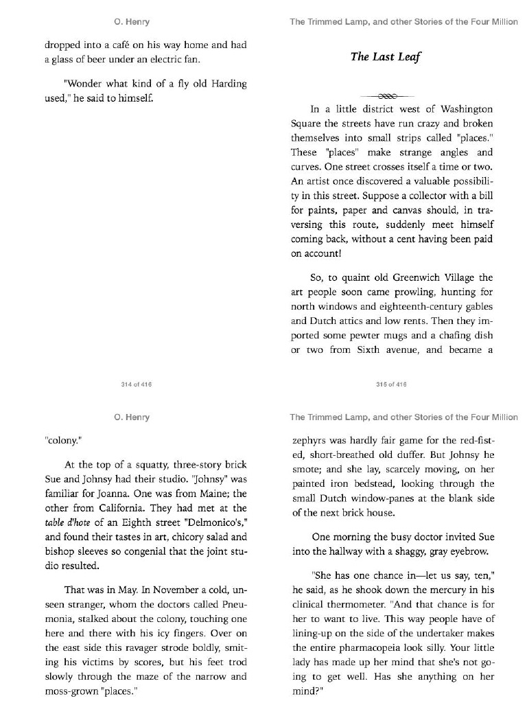 The Last Leaf - O Henry | PDF