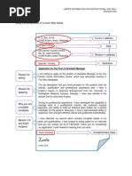 Application Letter BSHM | PDF