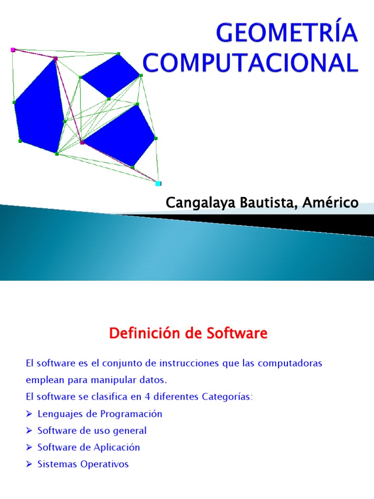 Geometría Computacional | PDF