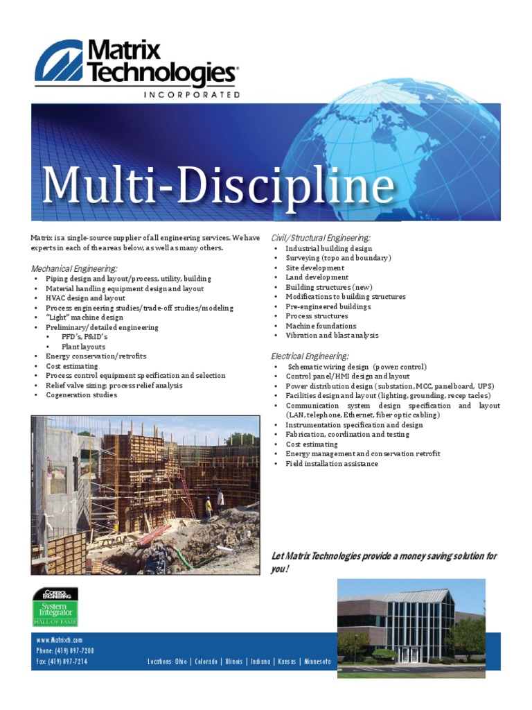 Multi-Discipline Engineering Solutions | PDF