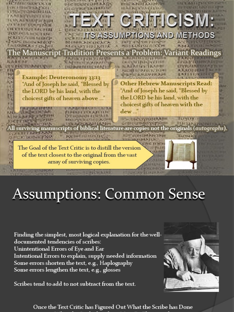 Hebrew Bible Examples-1 | PDF | Textual Criticism | Religious Texts