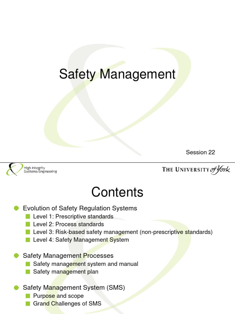 4-4-Safety Management | PDF | Safety | Risk