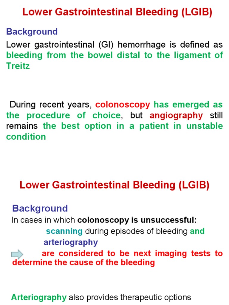Lower Gastrointestinal Bleeding (LGIB) | Epidemiology | Clinical Medicine