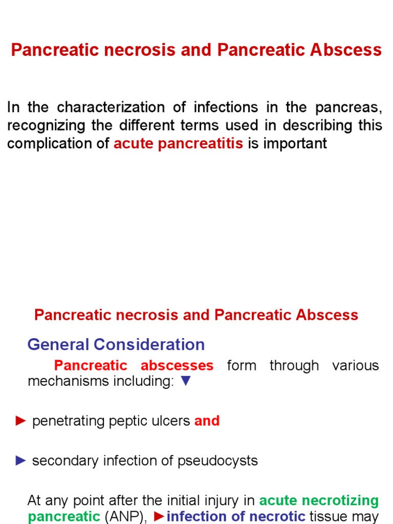 Pancreatic Abscess | PDF | Pancreatic Cancer | Pancreas
