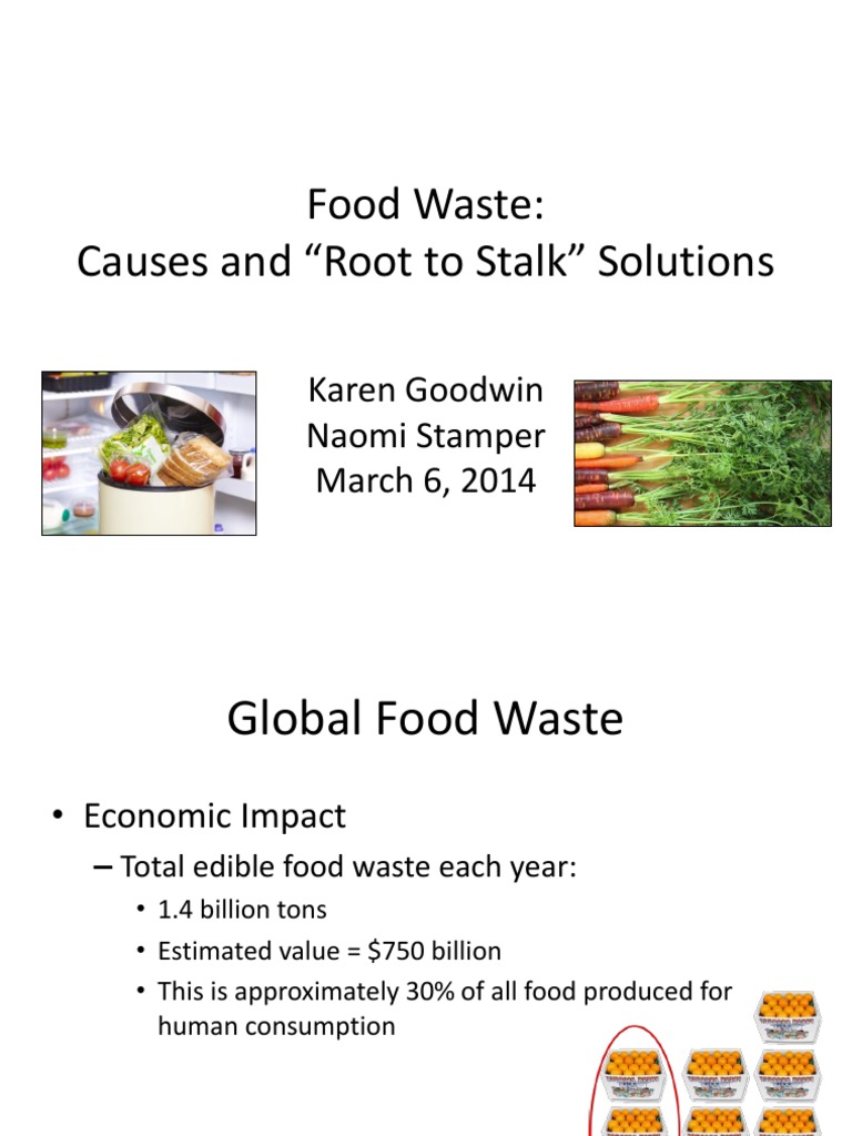 Food Waste Presentation 1 | PDF | Waste | Foods