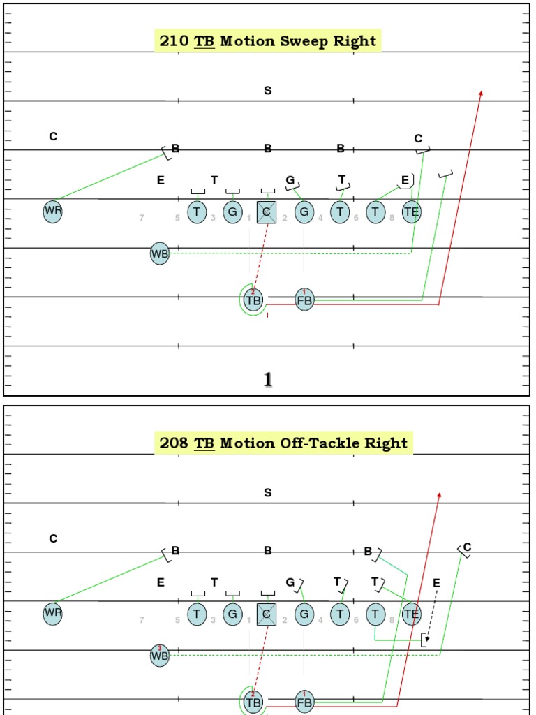Single Wing Offense Playbook | PDF | American Football | National ...