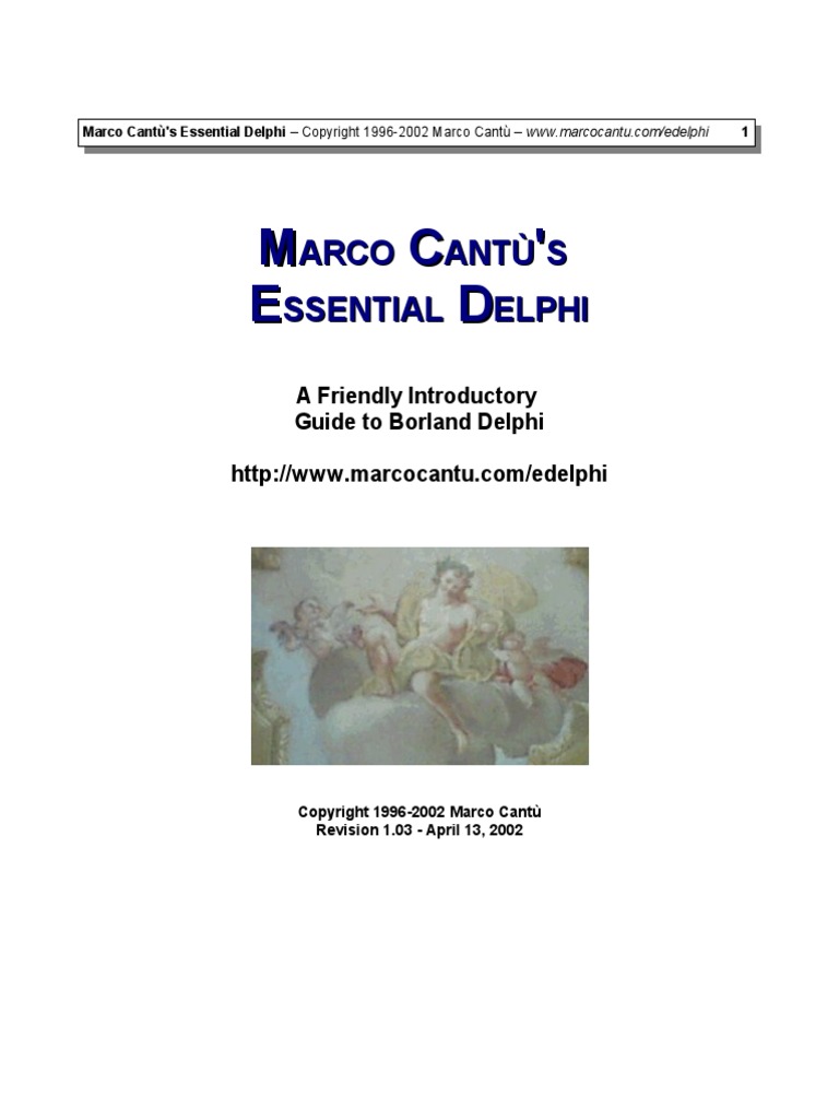 Essential Delphi Pdf