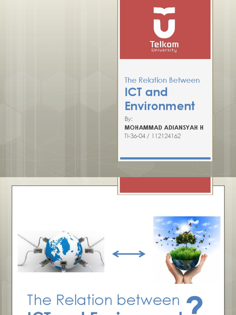 ICT & Environment: A Symbiotic Relationship | PDF | Computers
