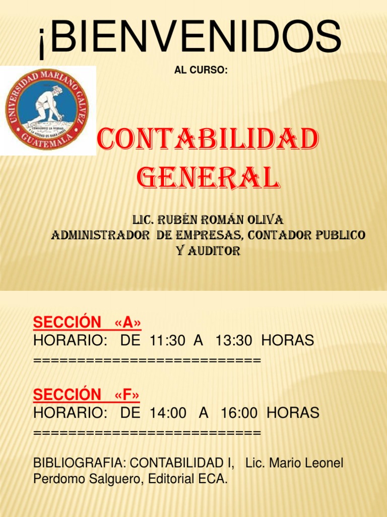 Curso de Contabilidad General | PDF | Contabilidad | Estado financiero