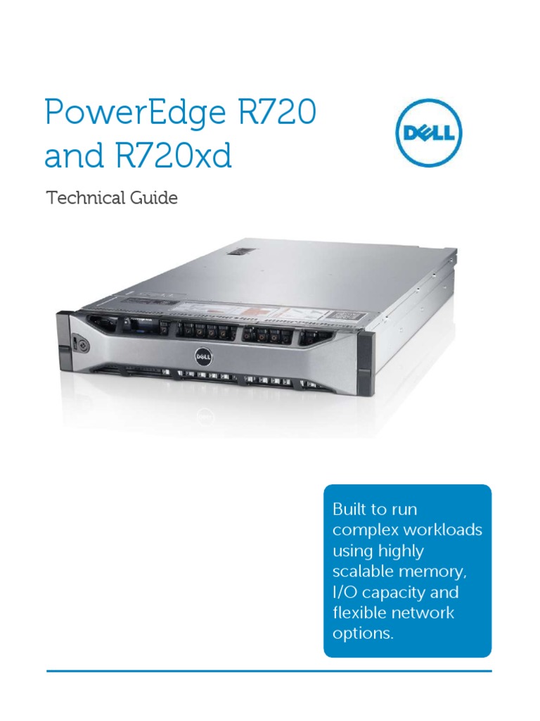 Dell Poweredge r720 r720xd Technical Guide | PDF | Business