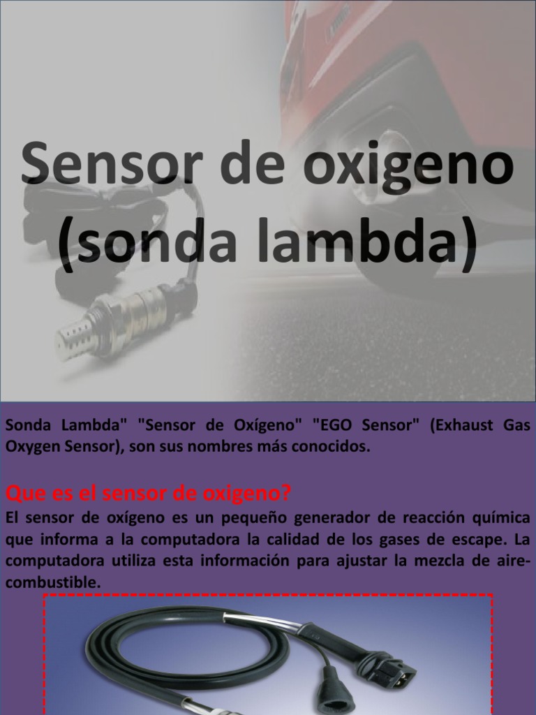 Sensor de Oxigeno | PDF | Oxígeno | Química