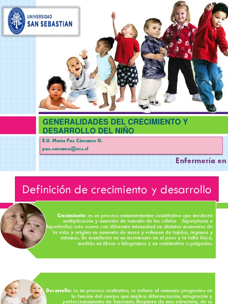 Generalidades Del Crecimiento y Desarrollo Del Niño | PDF | Diente humano | Adolescencia