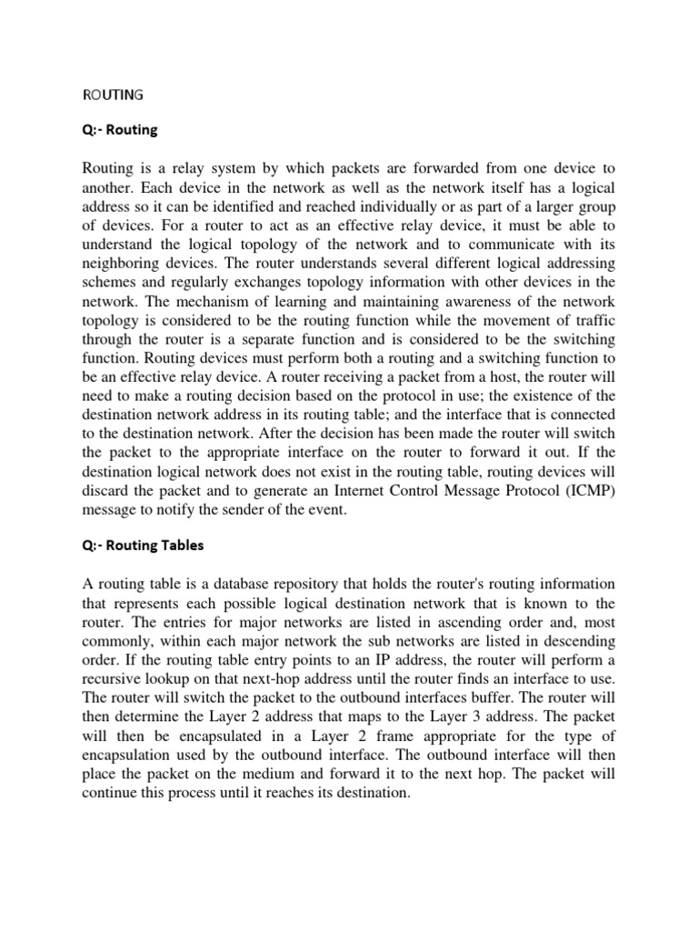 Routing | PDF | Routing | Router (Computing) Routing | PDF | Routing | Router (Computing)