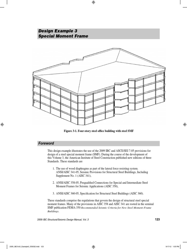 SMF Design Example 3 | Framing (Construction) | Structural Engineering