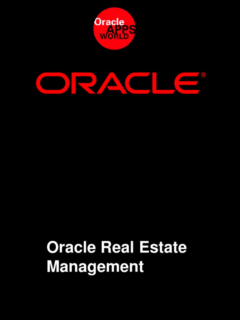 Property Management | PDF | Oracle Corporation | Procurement