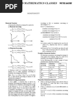 Increasing and Decreasing Function | PDF | Monotonic Function | Function (Mathematics)
