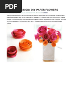 DIY Coffee Filter Roses Tutorial | PDF | Petal | Flowers