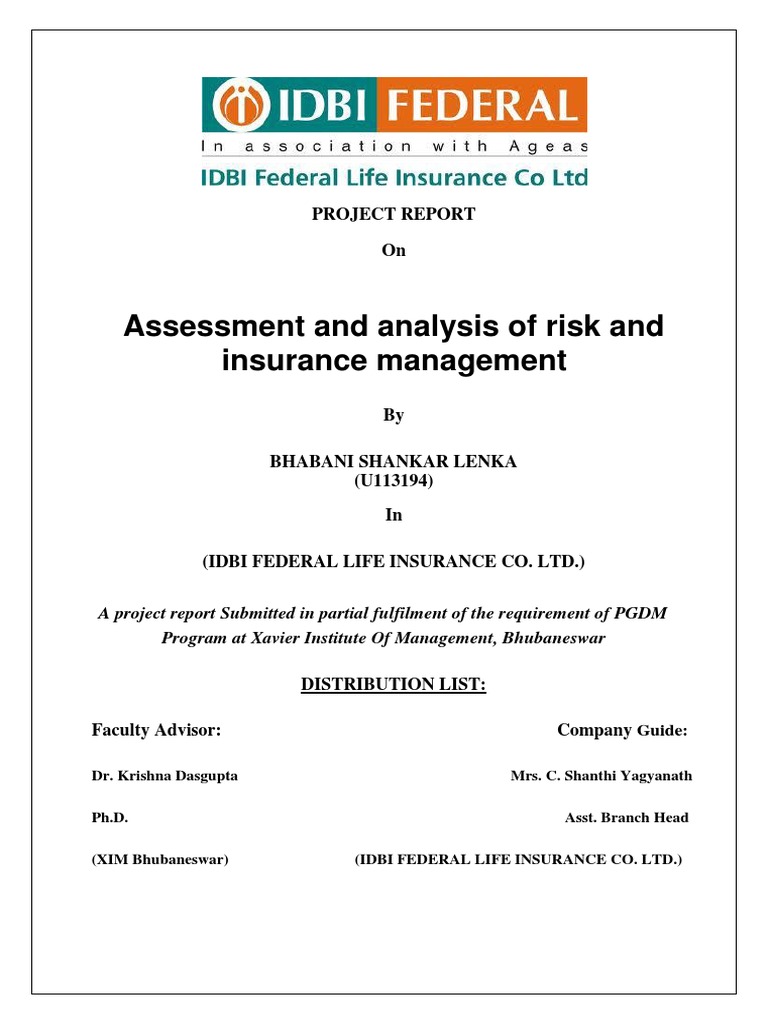 Risk Management in Life Insurance | PDF | Behavior | Insurance