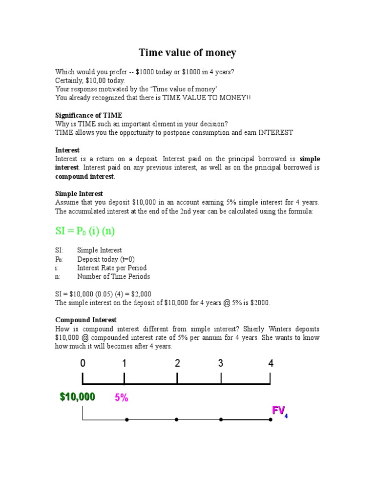 Time Value of Money Script | PDF | Present Value | Interest