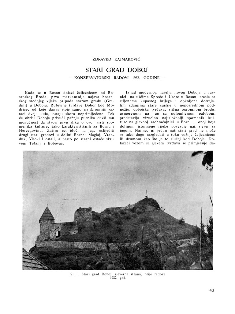 Stari Grad Doboj | PDF