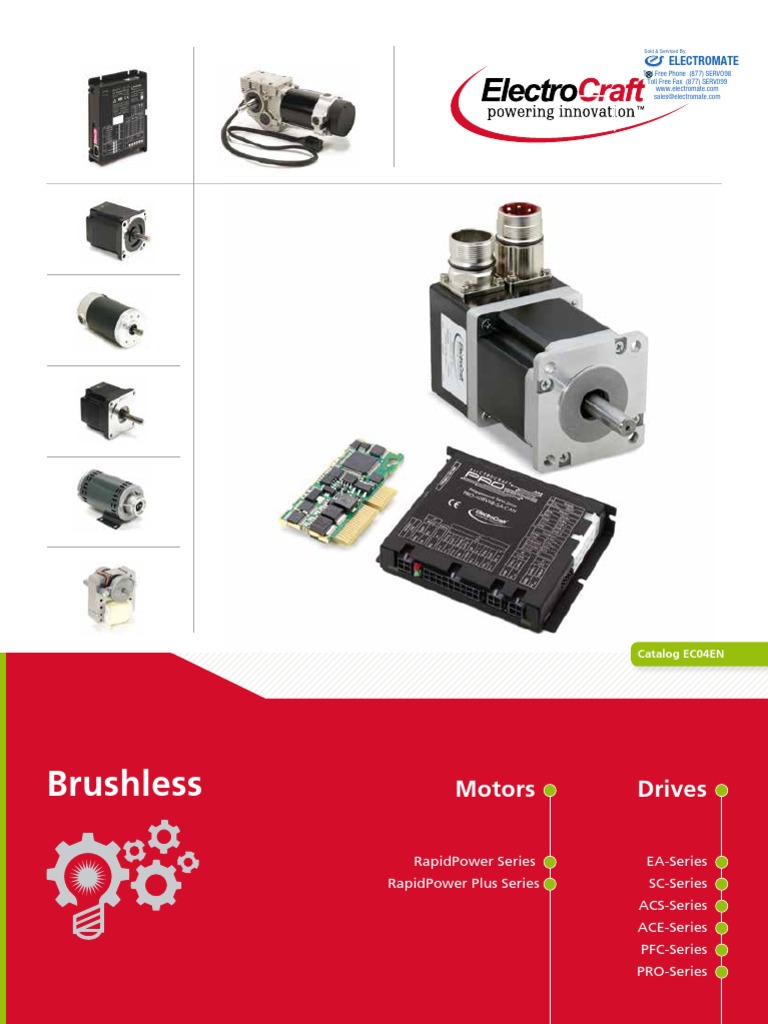 Electrocraft BLDC Catalog | PDF | Power Supply | Amplifier