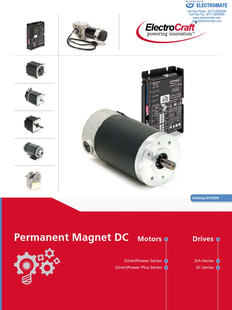 Electrocraft PMDC Catalog | PDF | Power Supply | Amplifier